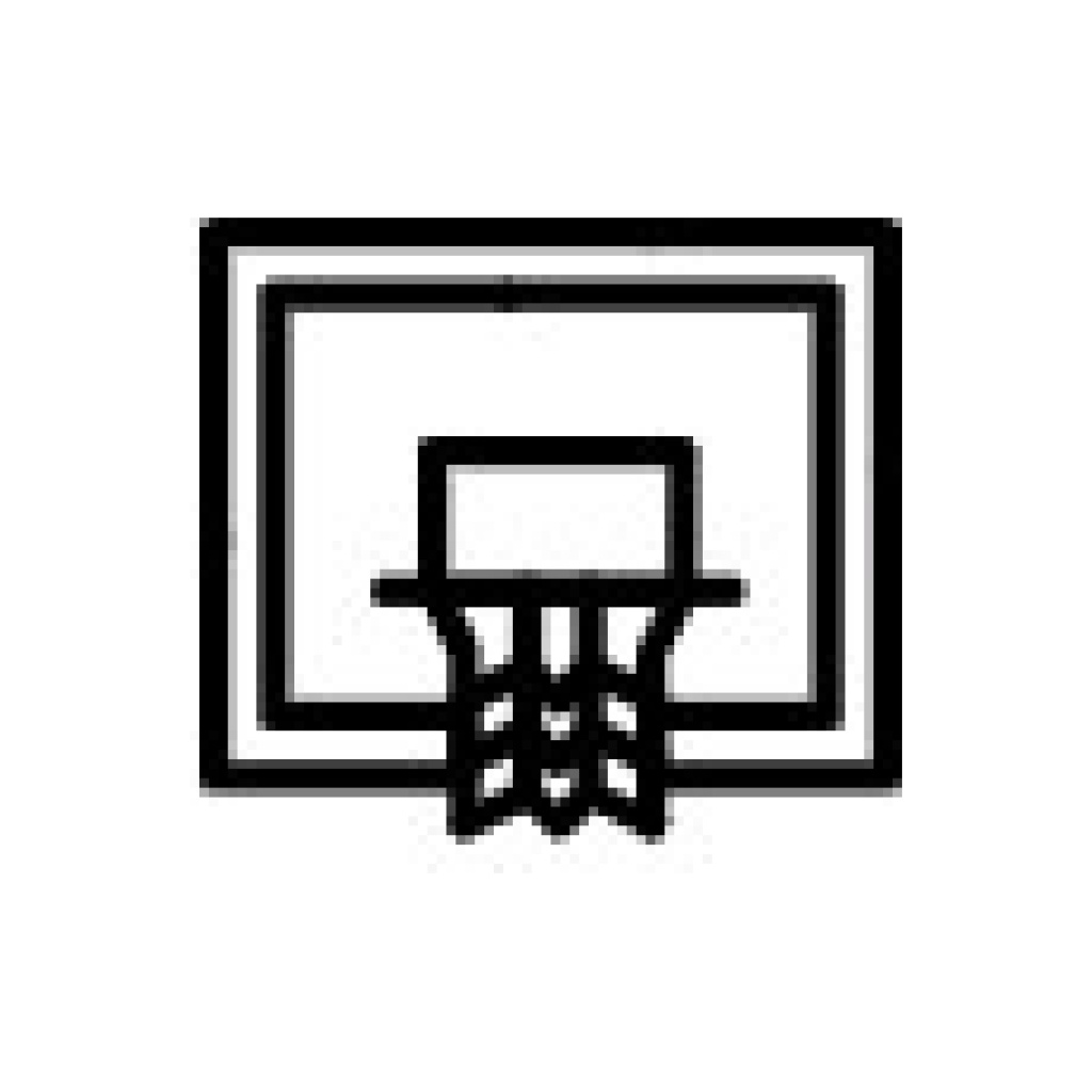 Dominator 72" Shatter-Proof Backboard Basketball Hoop - Boonies