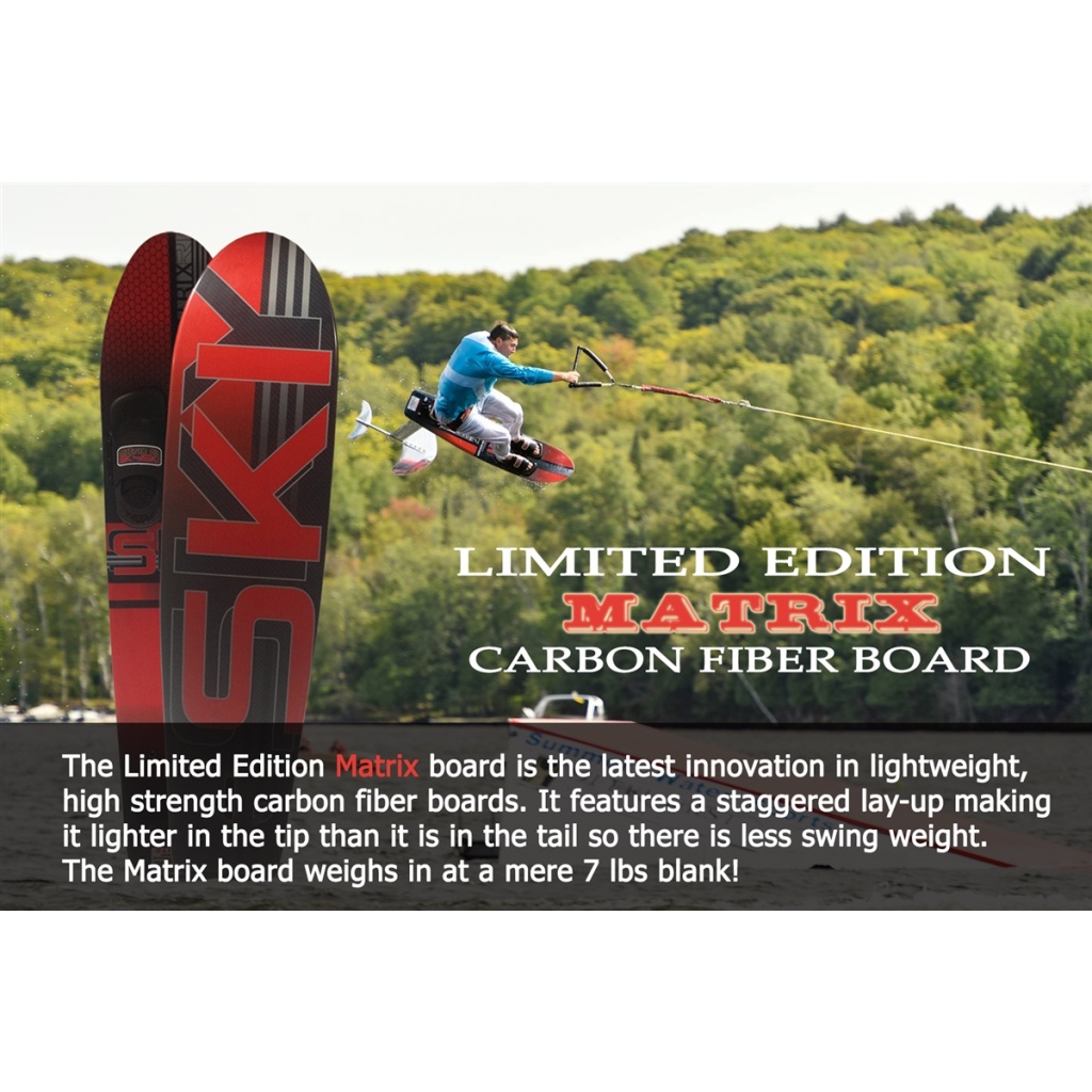 Sky Ski Carbon Fiber Matrix C3 Lightweight 7lb Board - Boonies